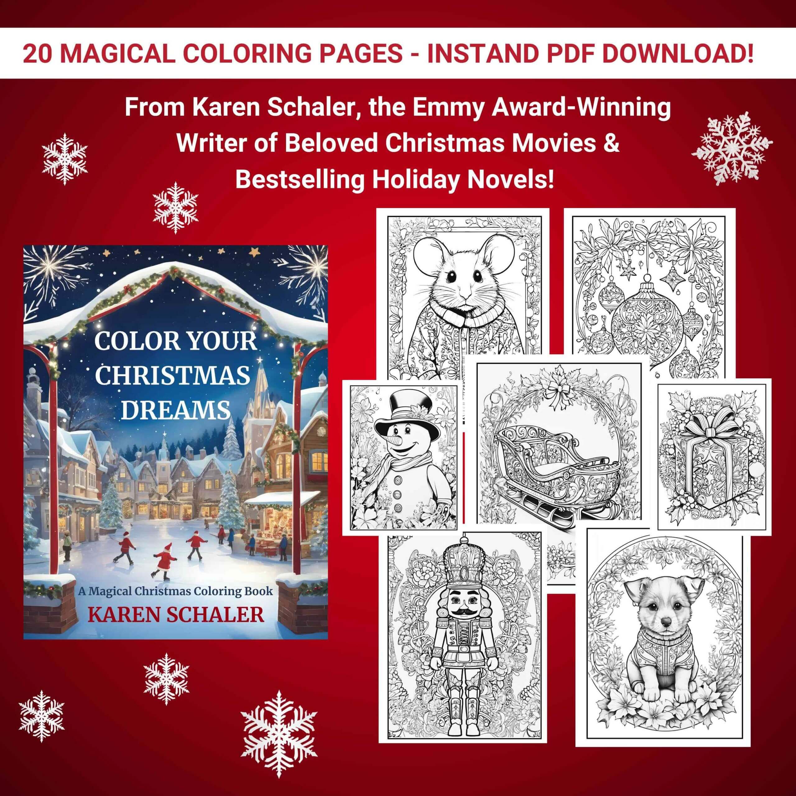 Karen's Bestselling Christmas Coloring Book How to Get Free Pages ...